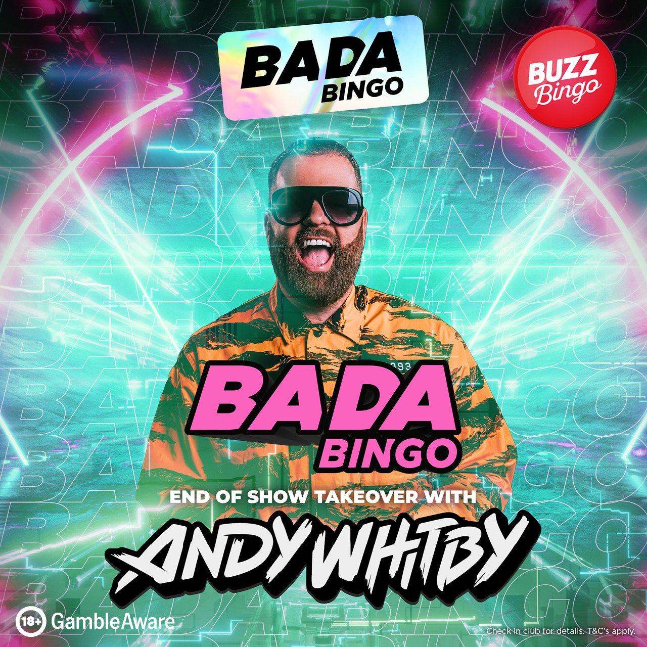 Andy Whitby @ Bada Bingo - Upcoming Events & Tickets
