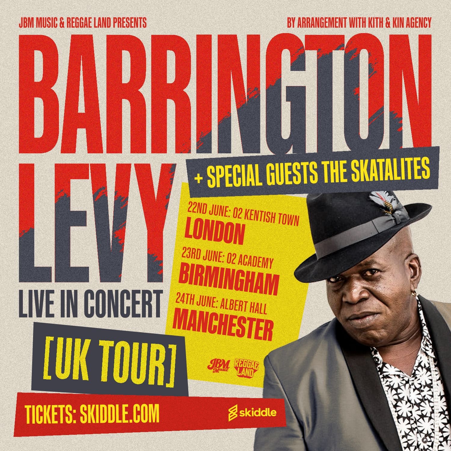 Barrington Levy LIVE in Concert | Tickets & Event Dates