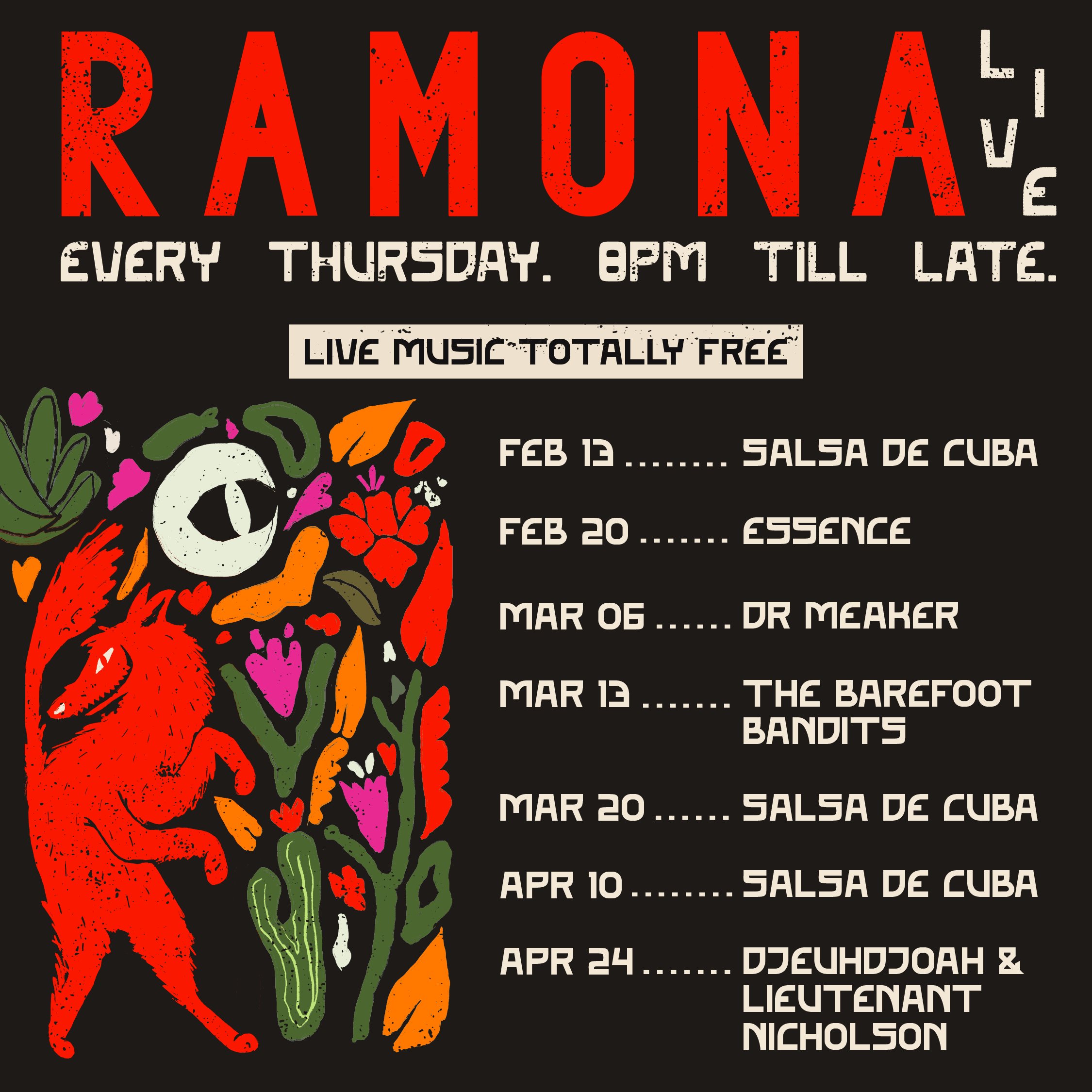 RAMONA LIVE - Upcoming Events & Tickets